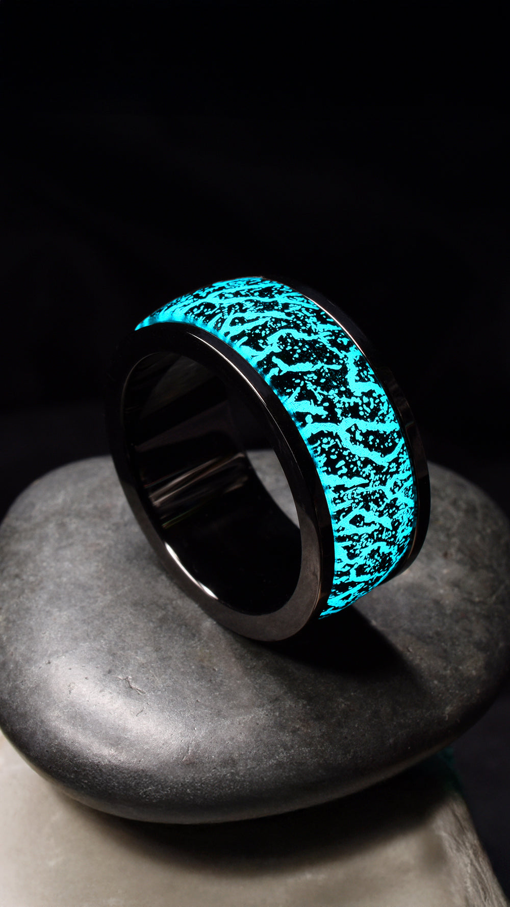 LOTR GLO | Glow in the dark ring | Green/Yellow & Gold - Secret Woods